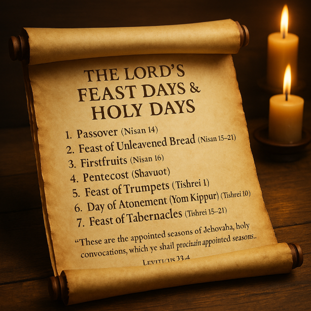 The Lord’s Feast Days & Holy Days – Behind the Narrow Gate